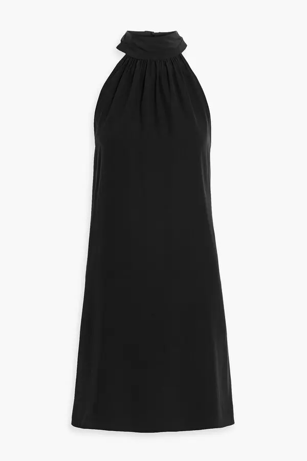 TOM FORD Silkcrepe Mini Dress - Black