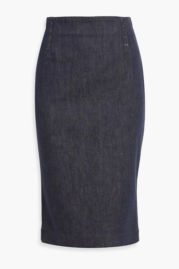 TOM FORD Denim Pencil Skirt - Dark Denim