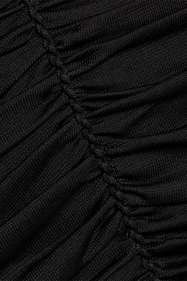 TOM FORD Ruched Silk-blend Mini Dress