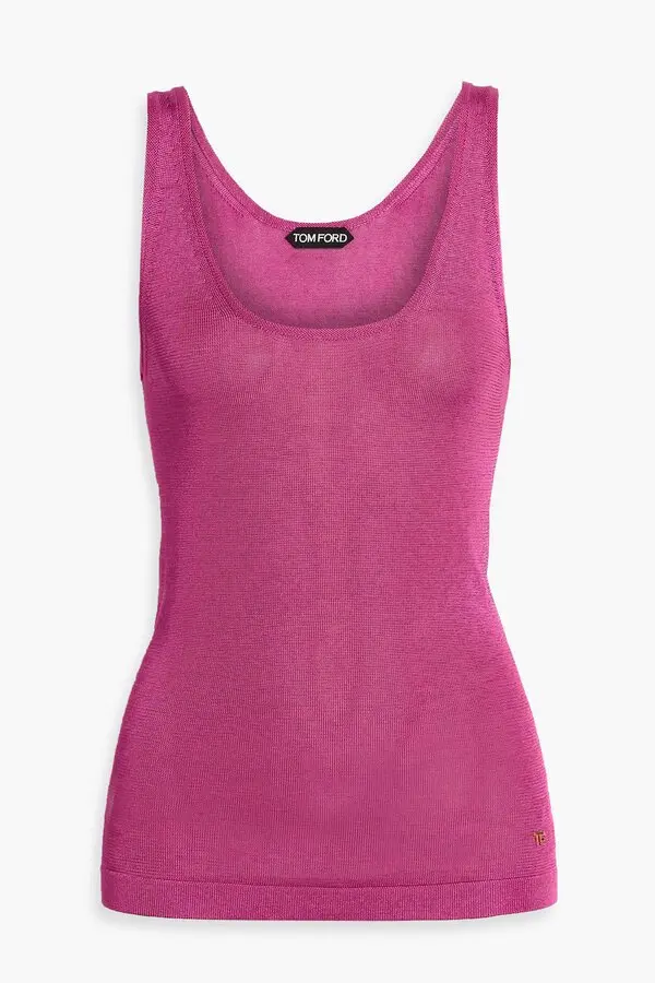 TOM FORD Stretchknit Tank - Fuchsia
