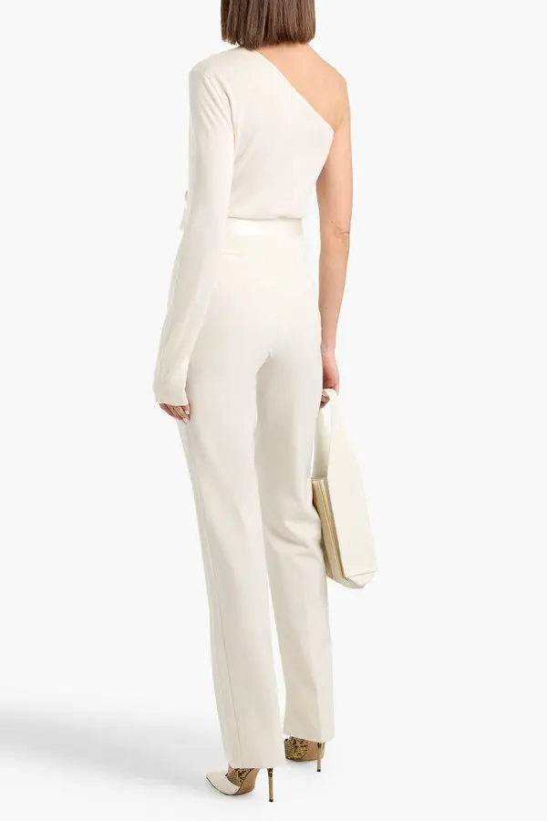TOM FORD One-sleeve Cashmere And Silk-blend Sweater