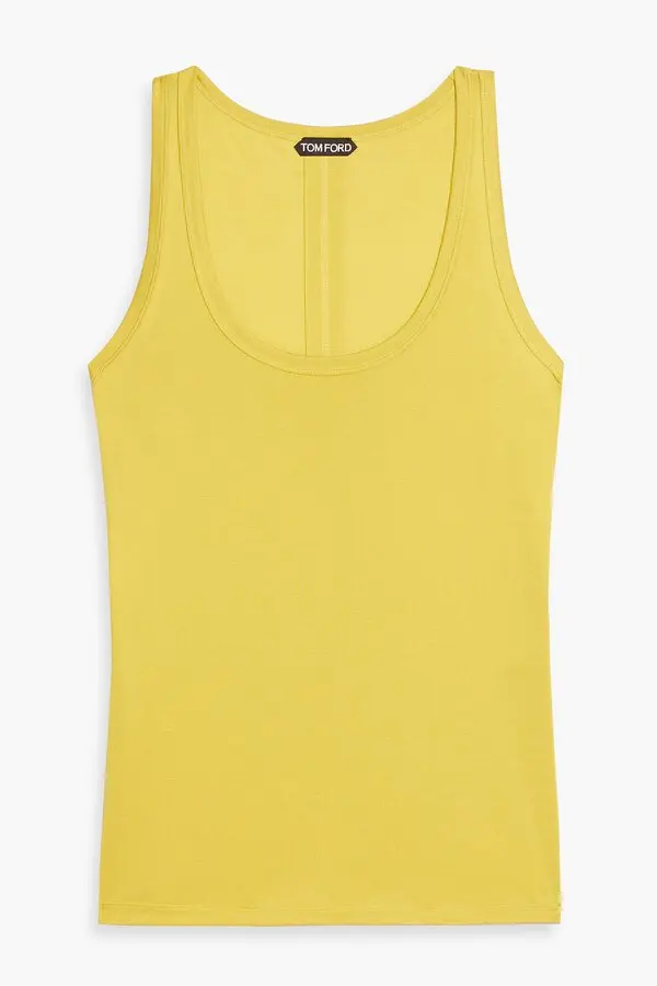 TOM FORD Silkjersey Tank - Chartreuse