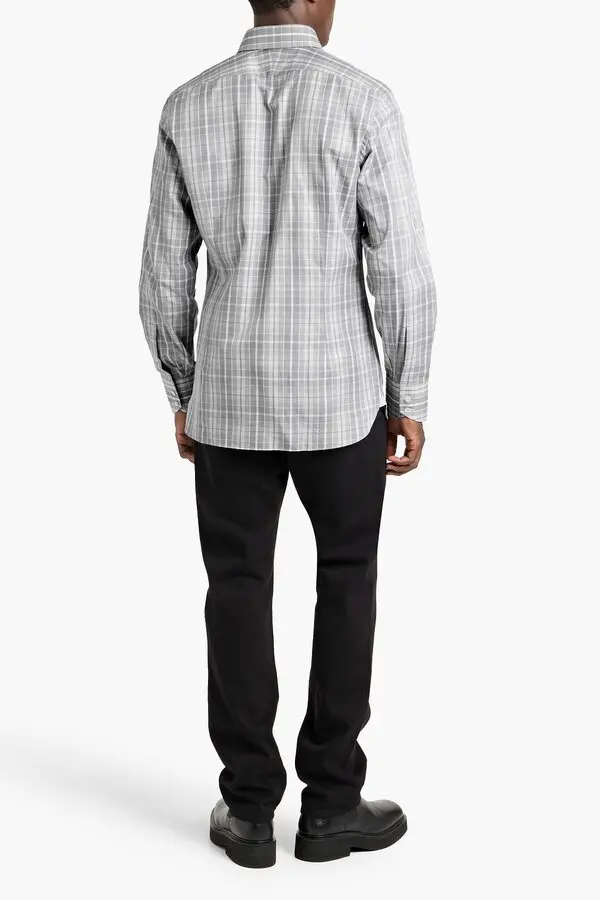 TOM FORD Checked Cotton Shirt