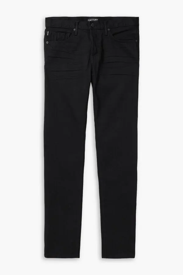 TOM FORD Slimfit Selvedge Jeans - Dark Denim