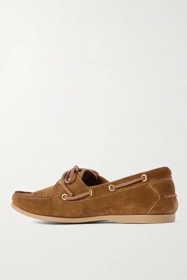TOM FORD Robin Suede Boat Shoes