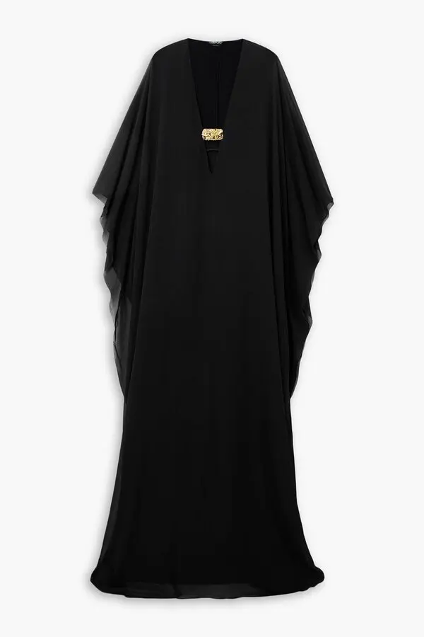 TOM FORD Capeeffect Silkchiffon Gown - Black