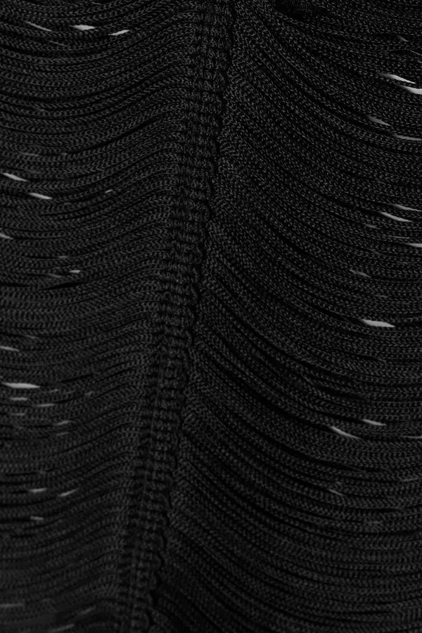 TOM FORD Fringed Openknit Skirt