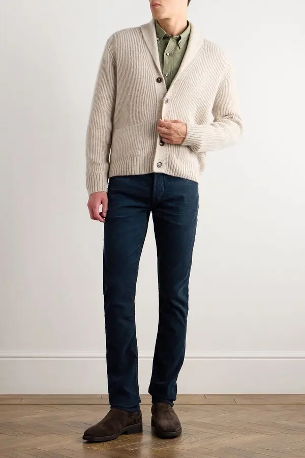 TOM FORD Slim-fit Cotton-blend Corduroy Pants