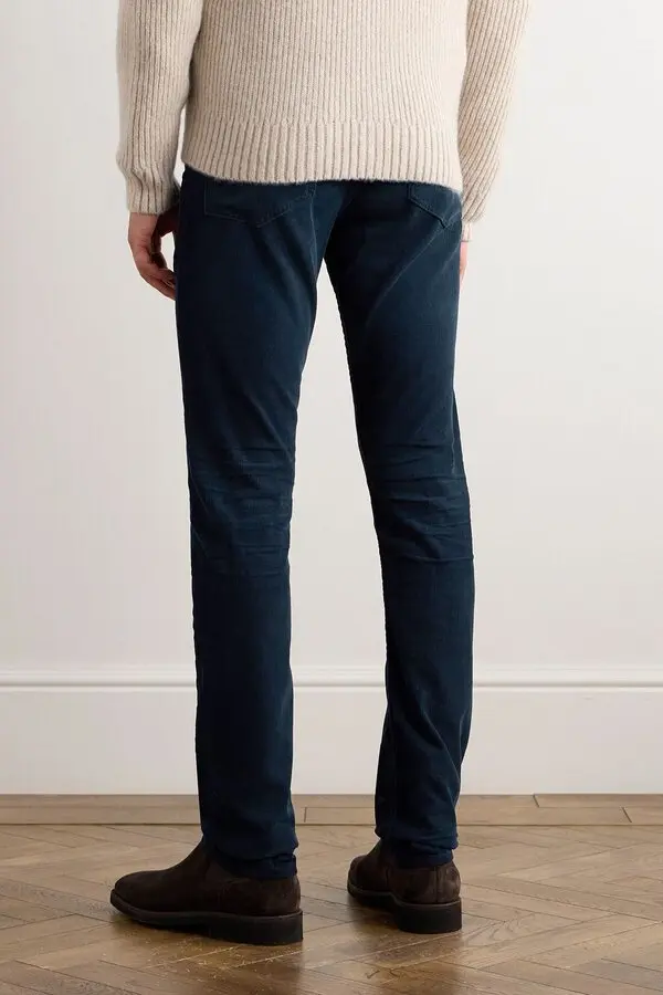 TOM FORD Slim-fit Cotton-blend Corduroy Pants