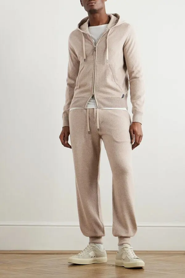 TOM FORD Tapered Cashmere And Woolblend Track Pants