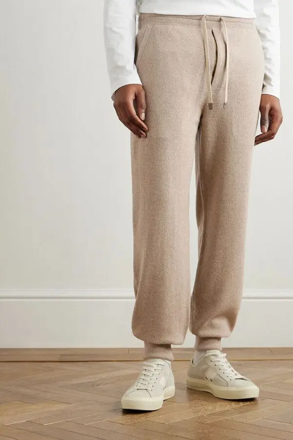 TOM FORD Tapered Cashmere And Woolblend Track Pants