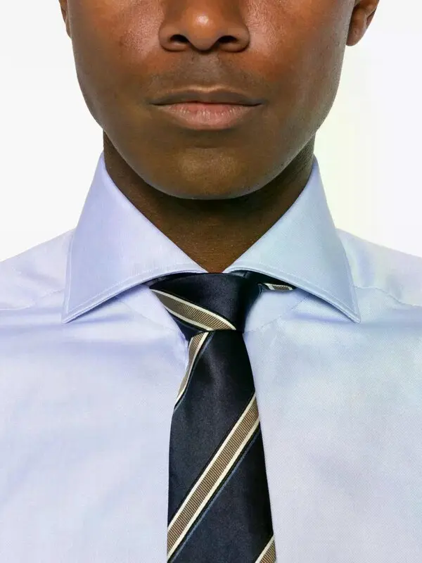 Kiton Vertical-stripe Shirt