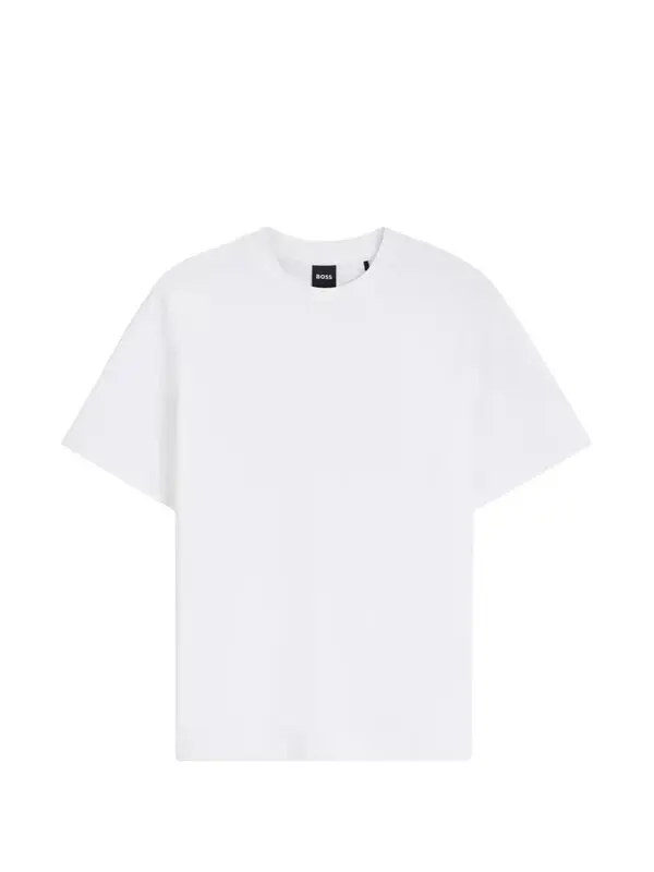 BOSS Mercerised Cotton T-shirt - White