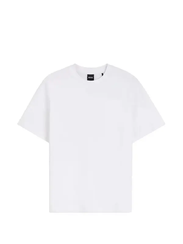 BOSS Mercerised Cotton T-shirt - White