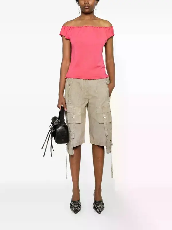 Gucci Frill Detail Wool Top