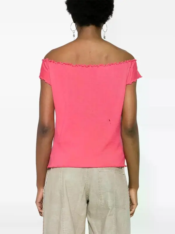 Gucci Frill Detail Wool Top