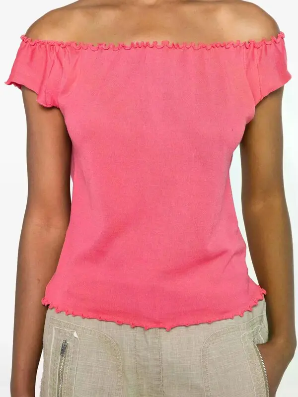 Gucci Frill Detail Wool Top