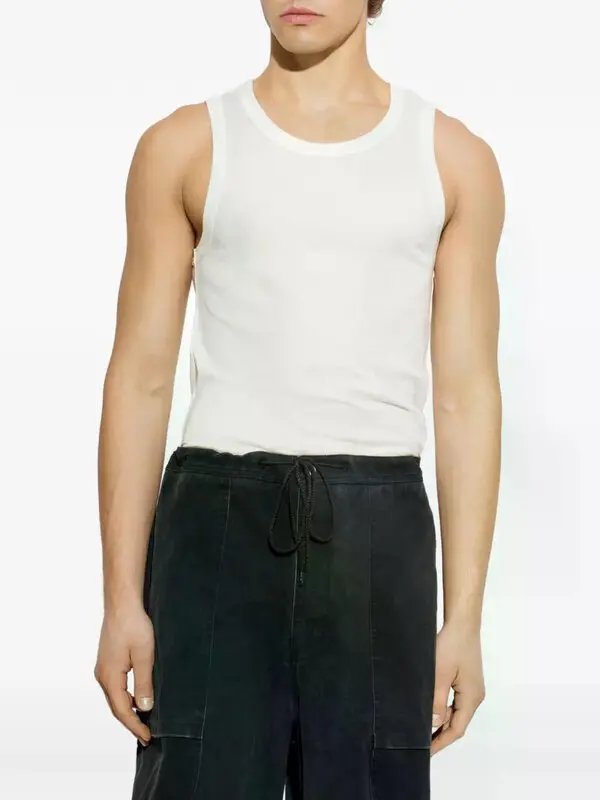 ENTIRE STUDIOS Ribbed-trim Sleeveless Tank Top