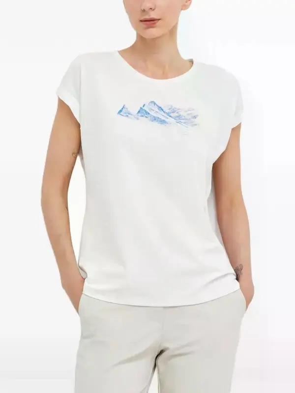 MAMMUT Graphic Print T-shirt - White