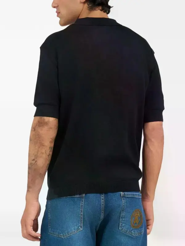 Roberto Cavalli Logo-embroidered Polo Shirt