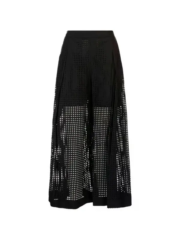 MEIMEIJ Perforated Palazzo Pants