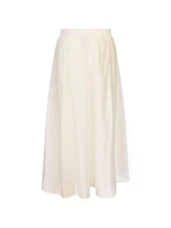 MEIMEIJ Cream Beige Gathered Palazzo Pants