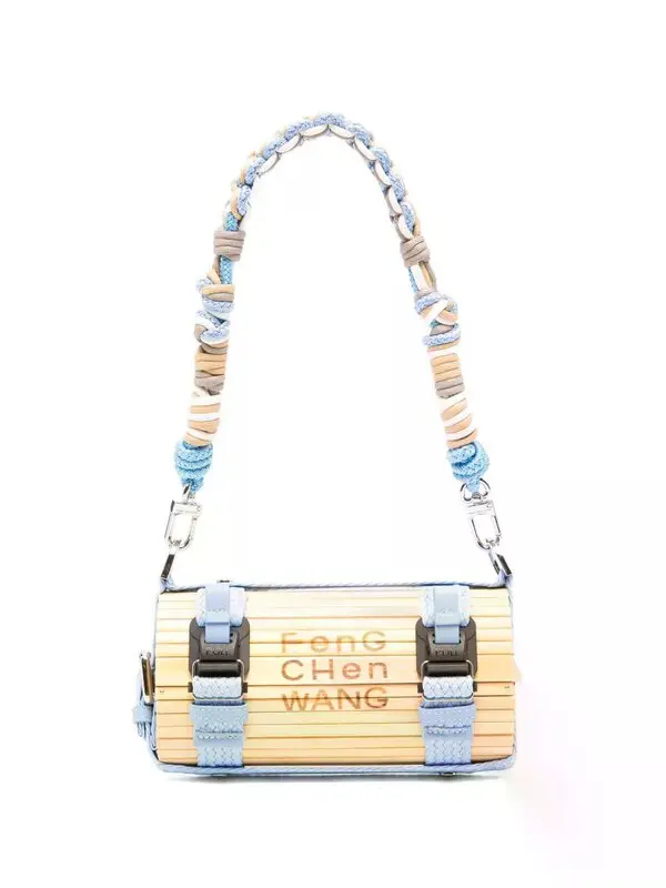 FENG CHEN WANG Woven-strap Clutch Bag - Neutrals