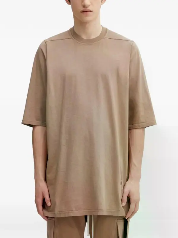 Rick Owens Jumbo Ss Oversized T-shirt - Brown