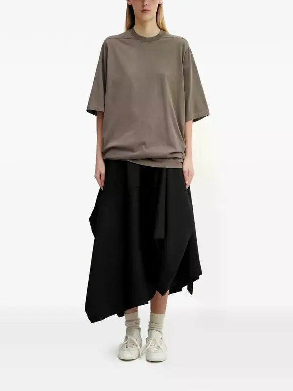 Rick Owens Jumbo Ss Oversized Crew-neck T-shirt - Brown