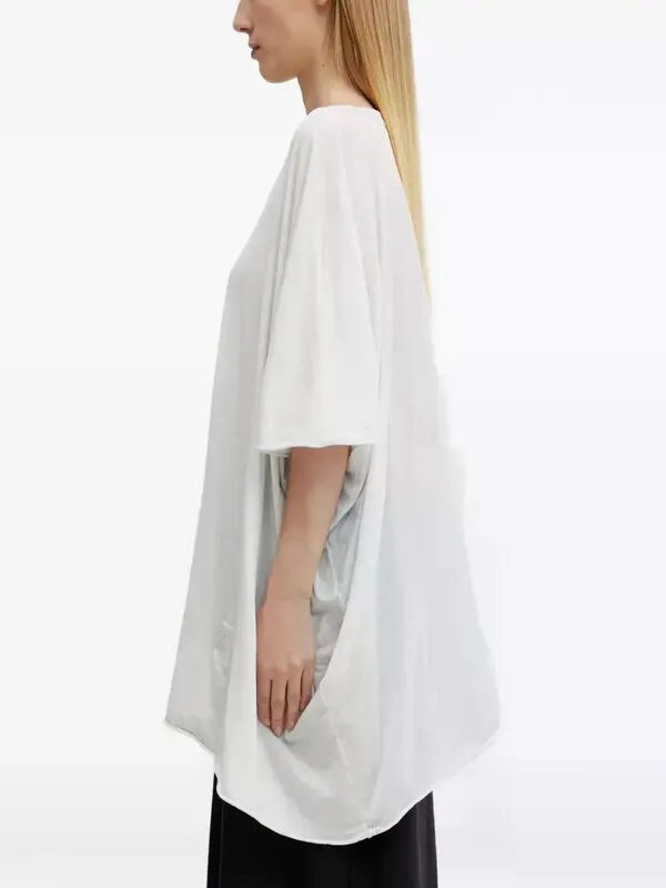 Rick Owens Minerva Oversized Raw-cut T-shirt