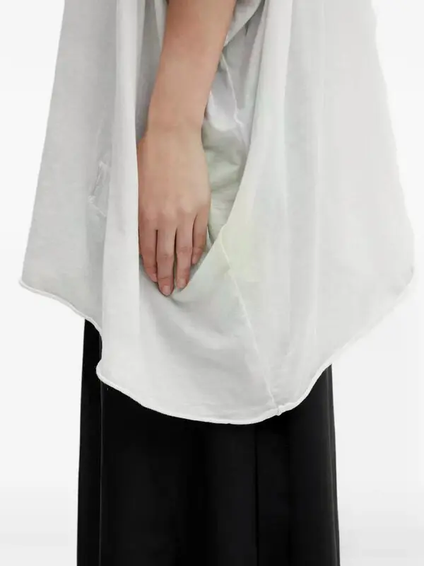 Rick Owens Minerva Oversized Raw-cut T-shirt