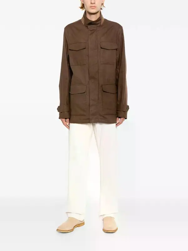 Kiton Chest Pockets Military Jacket