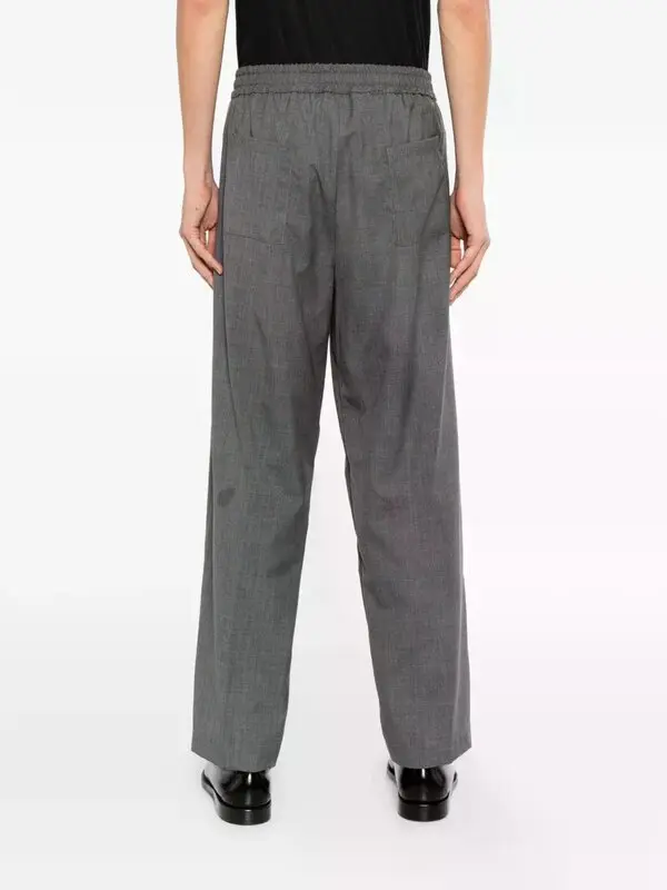 Kiton Trousers With Rear Elasticated Waistband