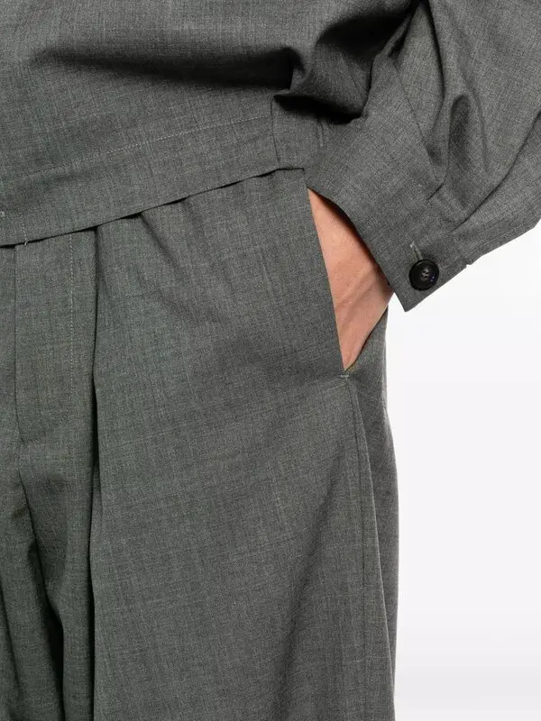Kiton Trousers With Rear Elasticated Waistband