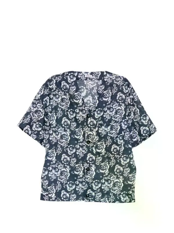 Kiton Floral-print Shirt