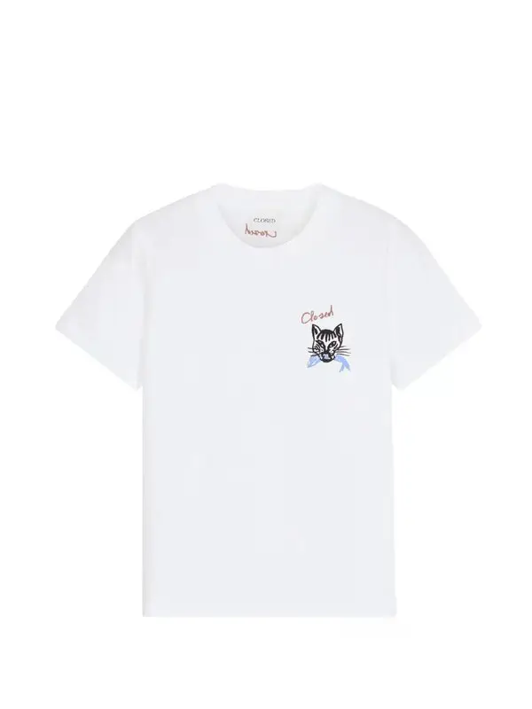 Closed Graphic Print T-shirt - White