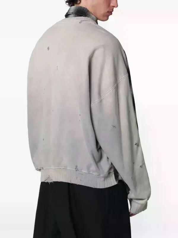 Mihara Yasuhiro Check-pattern Panelled Jacket