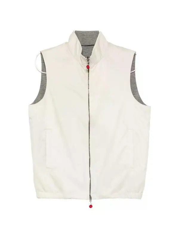 Kiton Sleeveless Blouson - Neutrals