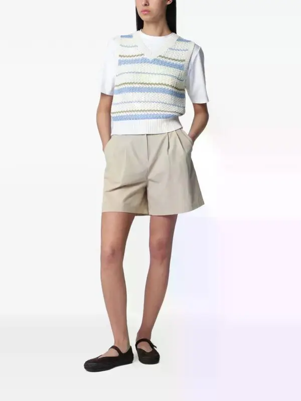 DUNST Double-pleated Bermuda Shorts