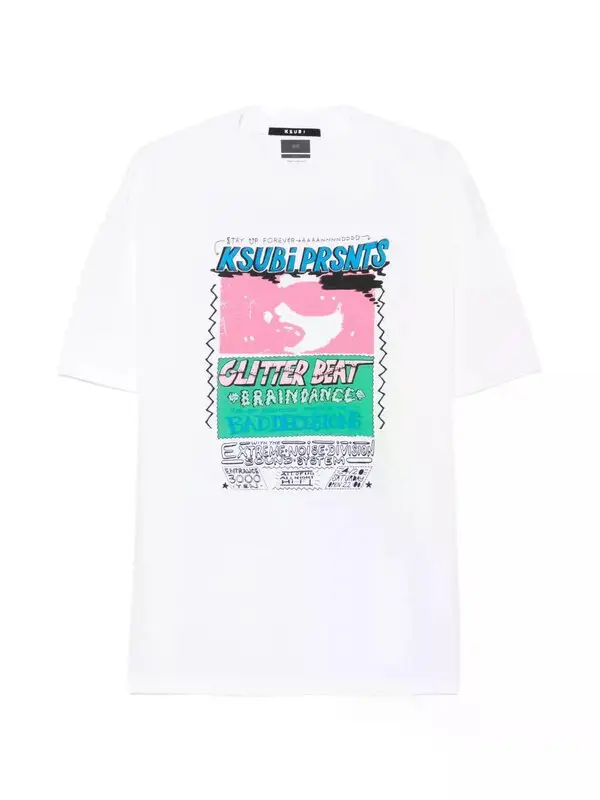 Ksubi Glitterbeat Graphic Boyfriend T-shirt