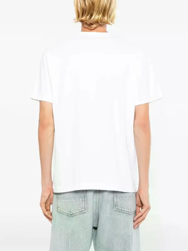 WHITESVILLE Chest-pocket Cotton T-shirt