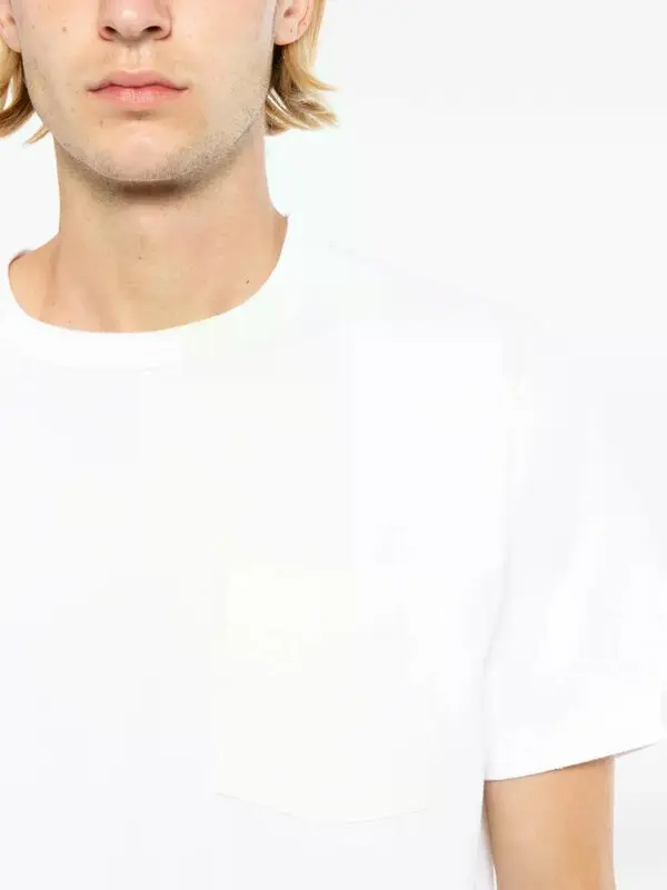 WHITESVILLE Chest-pocket Cotton T-shirt