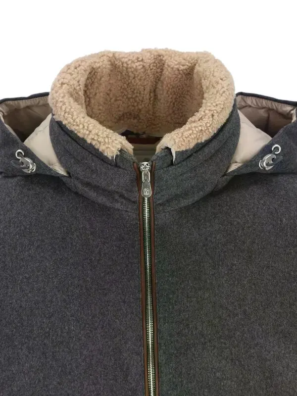 Brunello Cucinelli Hooded Wool Jacket