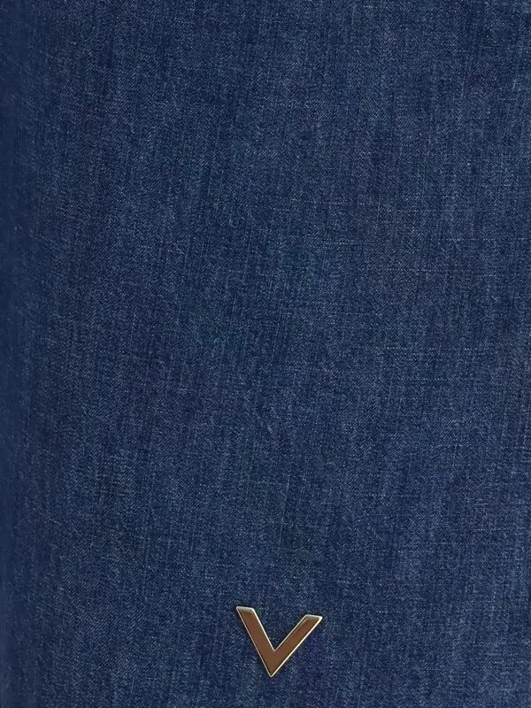 Valentino Garavani Vlogo Signature Mini Dress - Blue