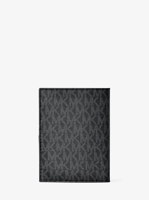 Michael Kors Jet Set Travel Medium Signature Logo Passport Case