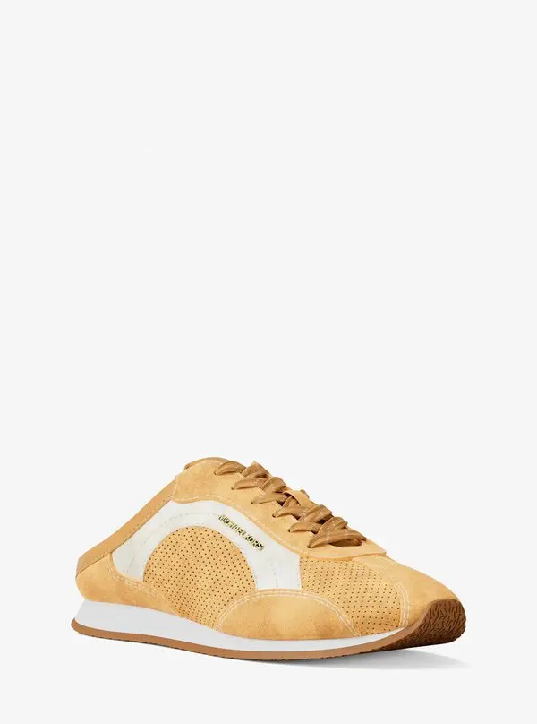 Michael Kors Avi Suede Slip-on Sneaker - Yellow
