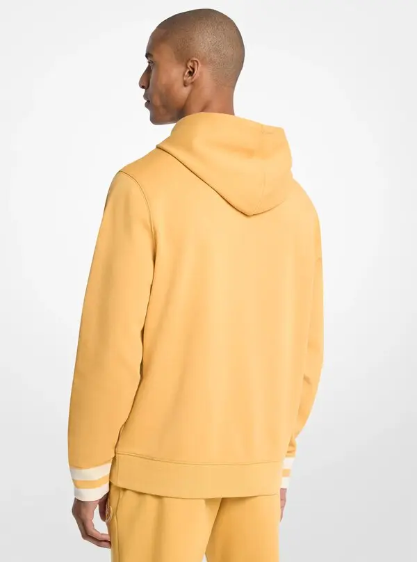 Michael Kors Varsity Knit Cotton Blend Hoodie
