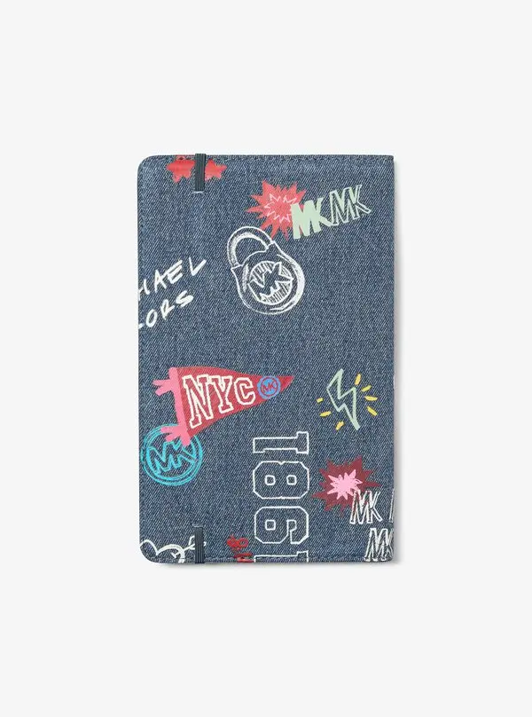 Michael Kors Embellished Denim Notebook