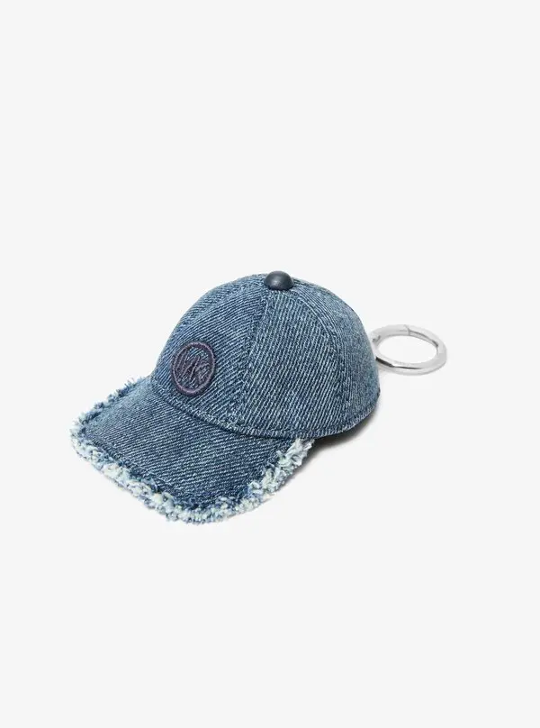 Michael Kors Denim Baseball Hat Bag Charm