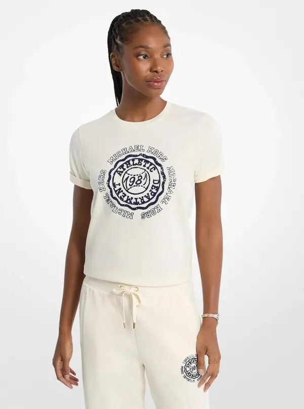 Michael Kors Graphic Logo T-shirt - Natural